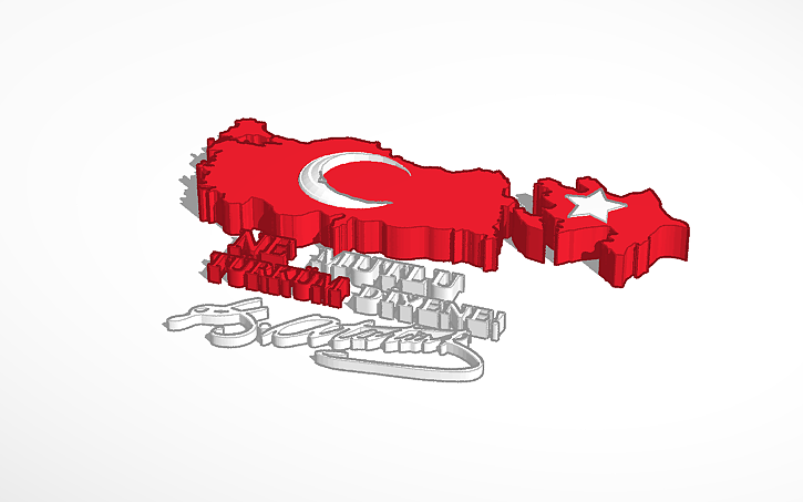 3D design TÜRK - Tinkercad