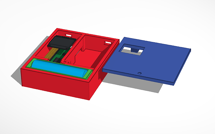 3D design pi zero case - Tinkercad