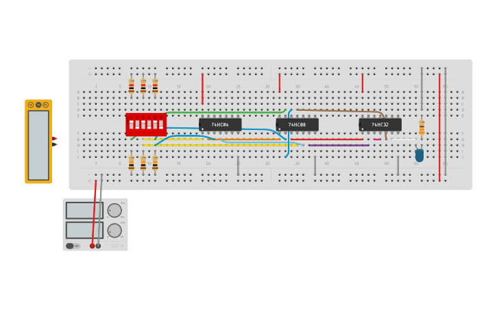 Circuit design EJERCICIO_1 | Tinkercad