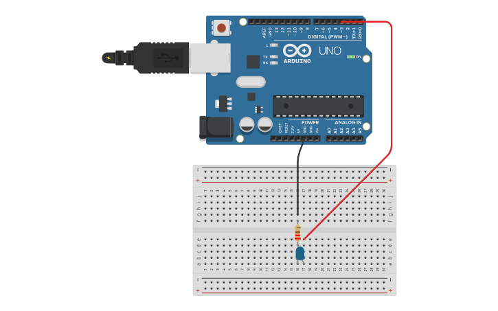 Circuit Design Arduino Led Tinkercad