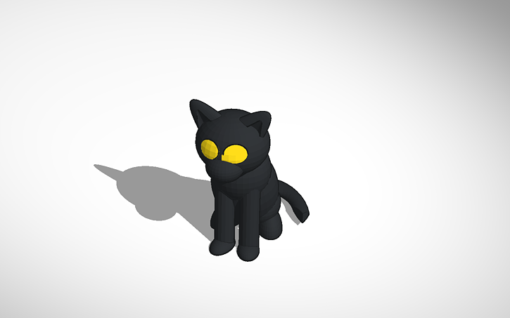 3D design Cat - Tinkercad