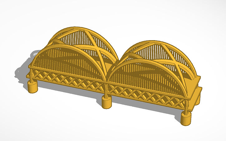 3D design Jiujiang Yangtze River Bridge - Tinkercad