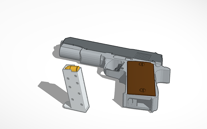 3D design M1911 - Tinkercad