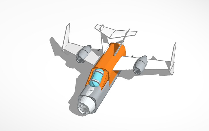 3D design goliath 139 C (fighter spacecraft) | Tinkercad