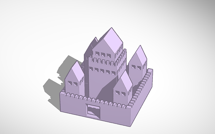 3D design Emma Cheatham- Castle | Tinkercad
