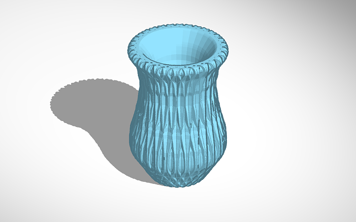3D design Flower Pot - Tinkercad