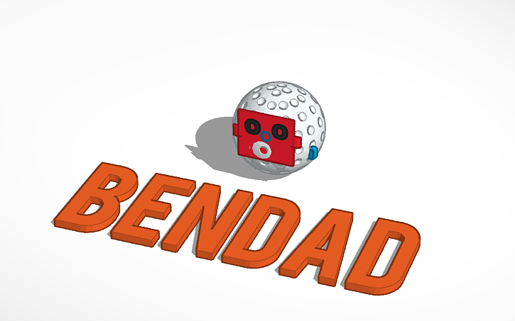 3D design golf ball - Tinkercad