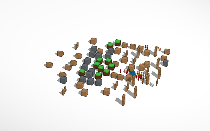 3D design minecraft blocks - Tinkercad