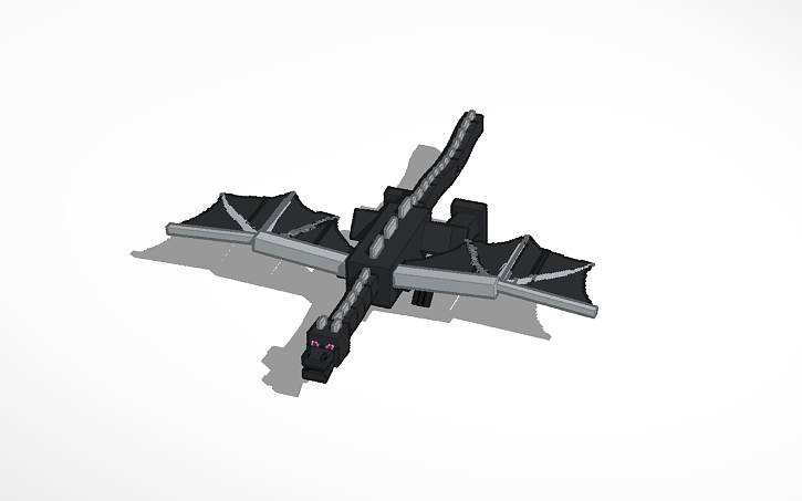 3D design dragon - Tinkercad