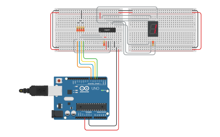 Circuit design Exercício 1 micro | Tinkercad Circuit design Exercício 1 micro | Tinkercad