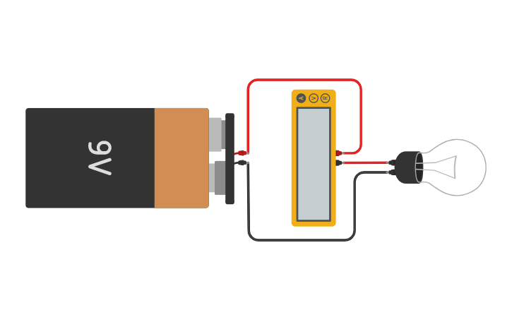 Circuit design 5ª Montagem - Amperímetro | Tinkercad
