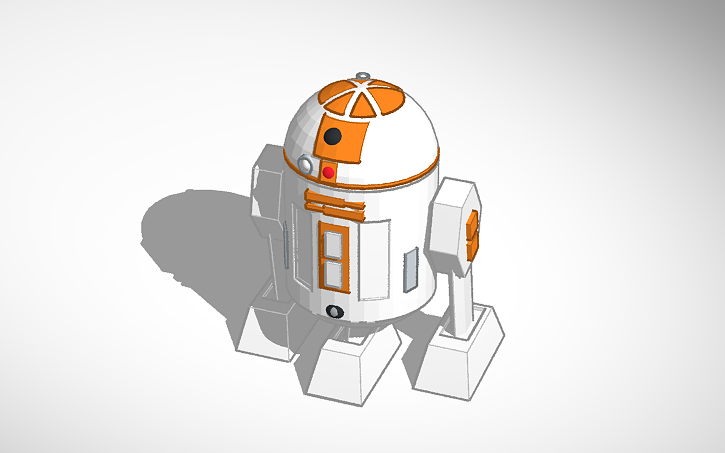 3D design bb8 as a r2 astromech | Tinkercad