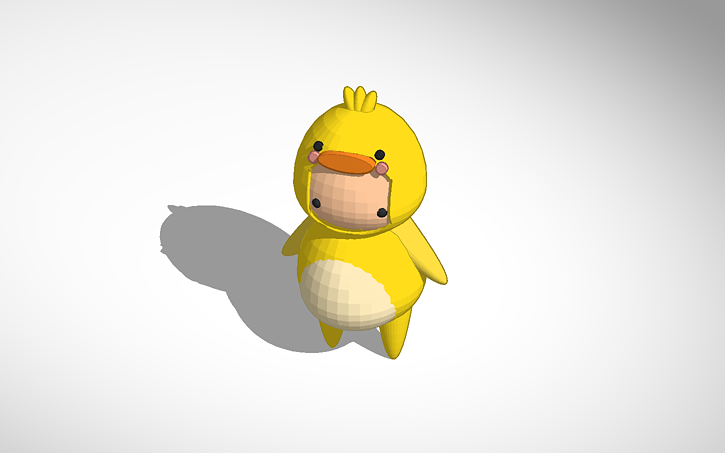 3D design Copy of Duck chibi credit for octofam :3 - Tinkercad