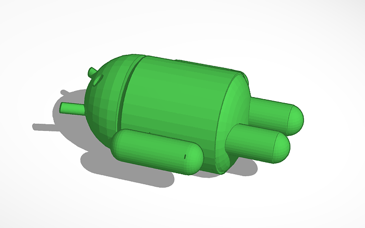 3D design Android Mascot | Tinkercad