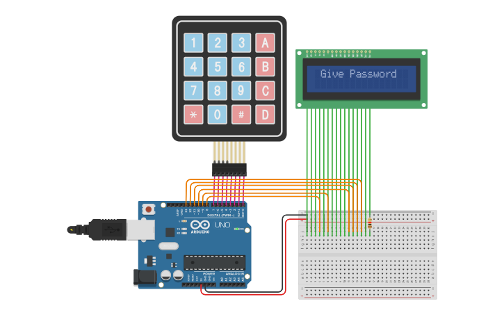 Circuit Design Lcd Interfacing Tinkercad