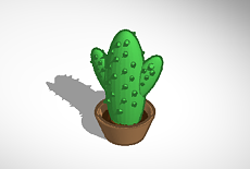 3D design cactus | Tinkercad
