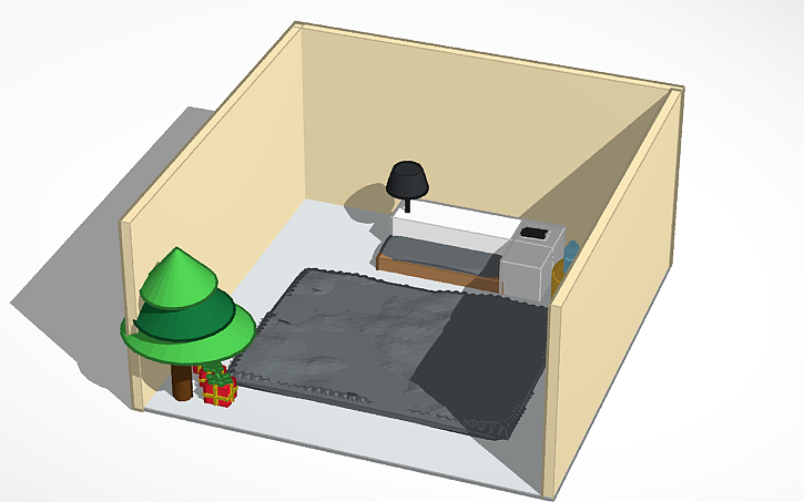 3D design living room - Tinkercad