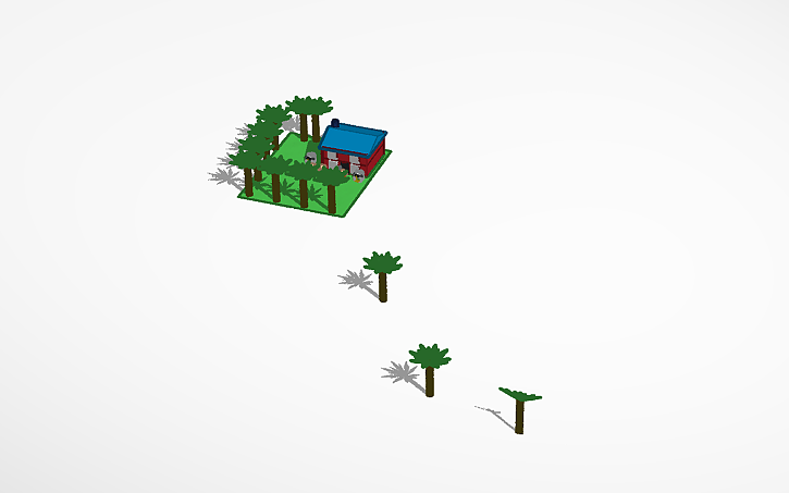 3D design Copy of Backyard - Tinkercad