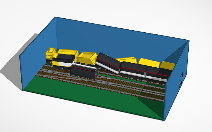 3D design 1997 Southall Train Collison - Tinkercad
