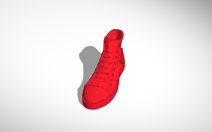 3D design Winged Converse - Tinkercad