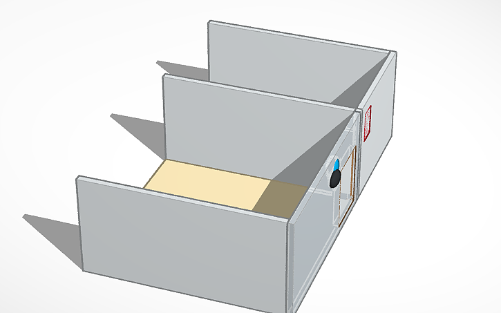 3D design Home Security System using PIR Sensor 3D - Tinkercad