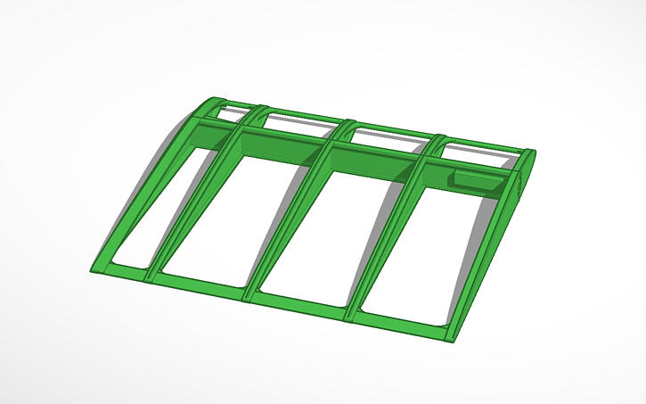 3D design wing root right - Tinkercad