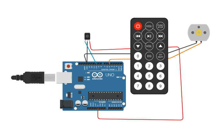 Circuit design Program 9-Infrared Sensor - Tinkercad