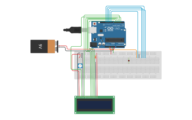 Circuit design RC522 nfc reader - Tinkercad