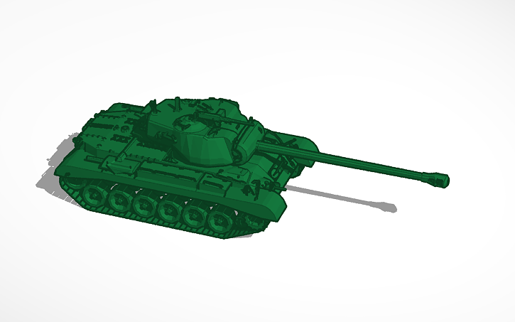 3D design tank - Tinkercad