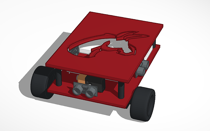 3D design DISEÑO ROBOT LABERINTO - Tinkercad