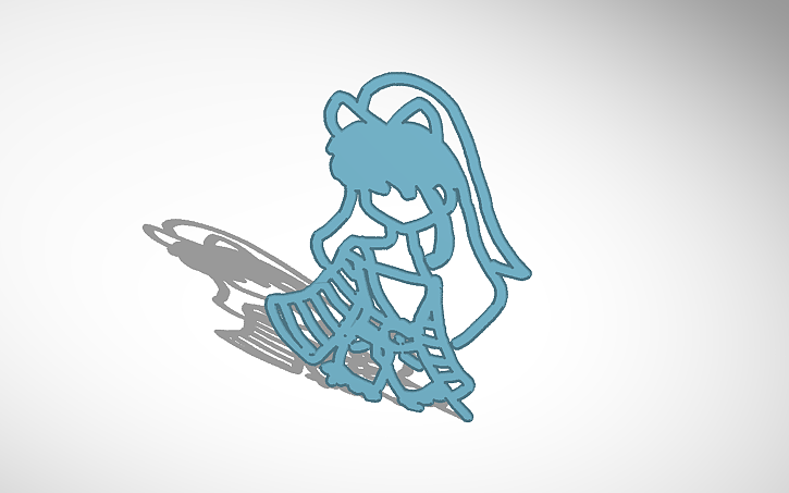 3D design My OC? (Scribble) (Anime [kinda]) TwT - Tinkercad