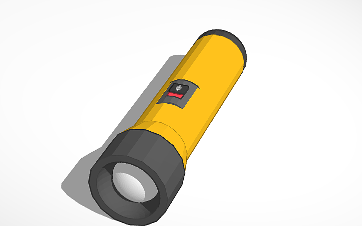 3D design Flashlight - Tinkercad