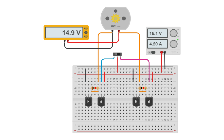 Circuit Design Copy Of Ponte H Tinkercad