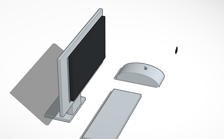 3D design apple computer | Tinkercad