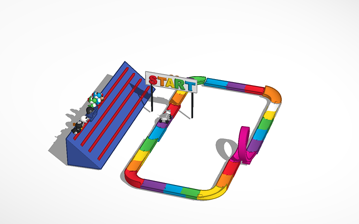 3D design Race Track Contest - Tinkercad