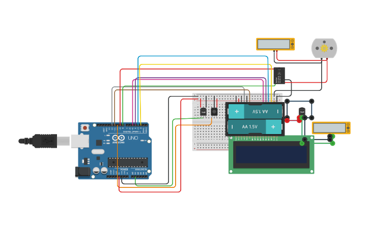 Circuit design Mini project 1A - Tinkercad