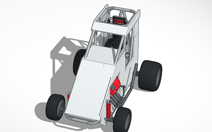 3D design Midget dirt car - Tinkercad