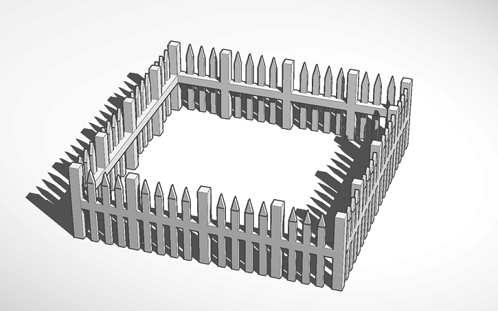 3D design blakehanson-fence | Tinkercad