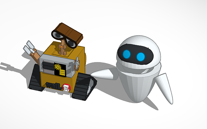 3D design Валл-и - Tinkercad