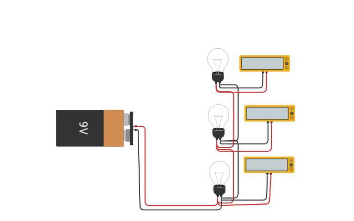 Circuit design Parallel circuit | Tinkercad