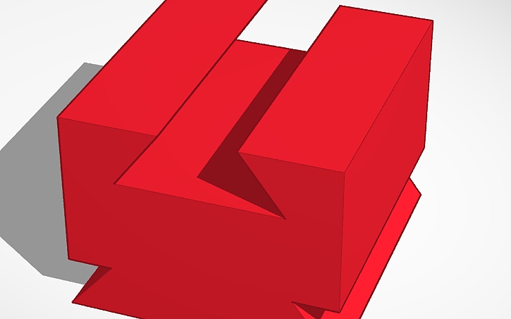 3D design dove tail - Tinkercad