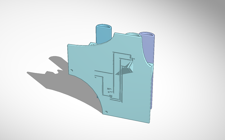 3D design NIME Arduino Uno shield upright 3 | Tinkercad