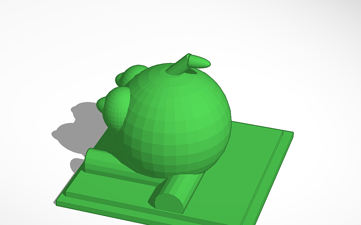 3D Design Om Nom Cut The Rope Tinkercad 3D Design Om Nom Cut The Rope Tinkercad