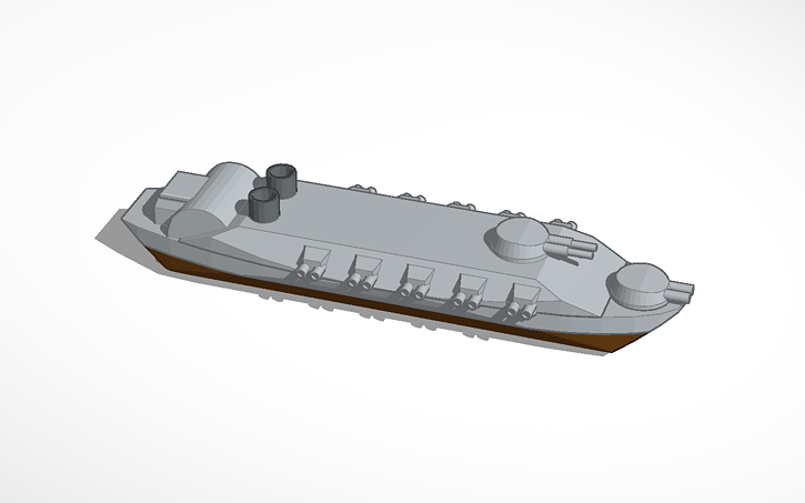 Ironclad Ship Model