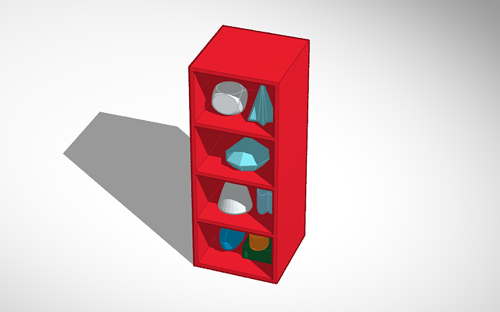3D design Display case design - Tinkercad