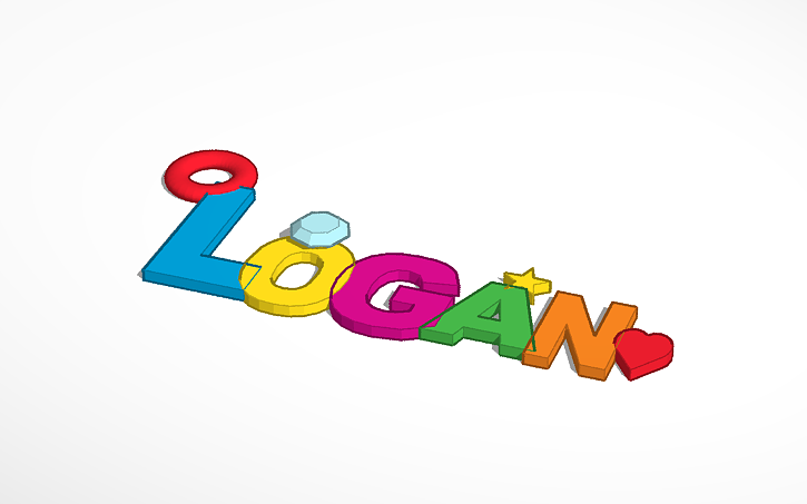 3D design Logan | Tinkercad