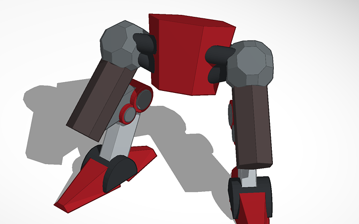3D design mech legs | Tinkercad