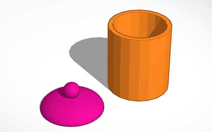 3D design Storage Jar | Tinkercad