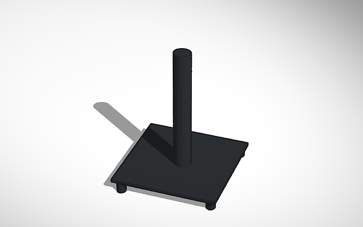 3d Design 3d Printer Filament Roll Holder Tinkercad