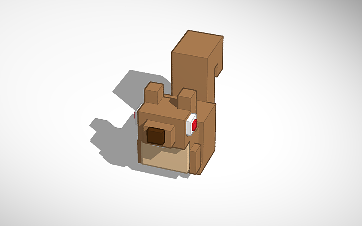 3D design Squirrel - Tinkercad